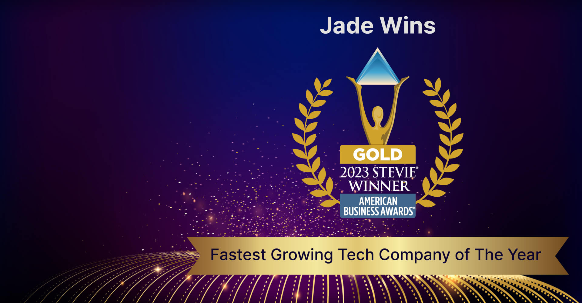 Press Release | Jade Global Wins Gold Stevie® Award 2023